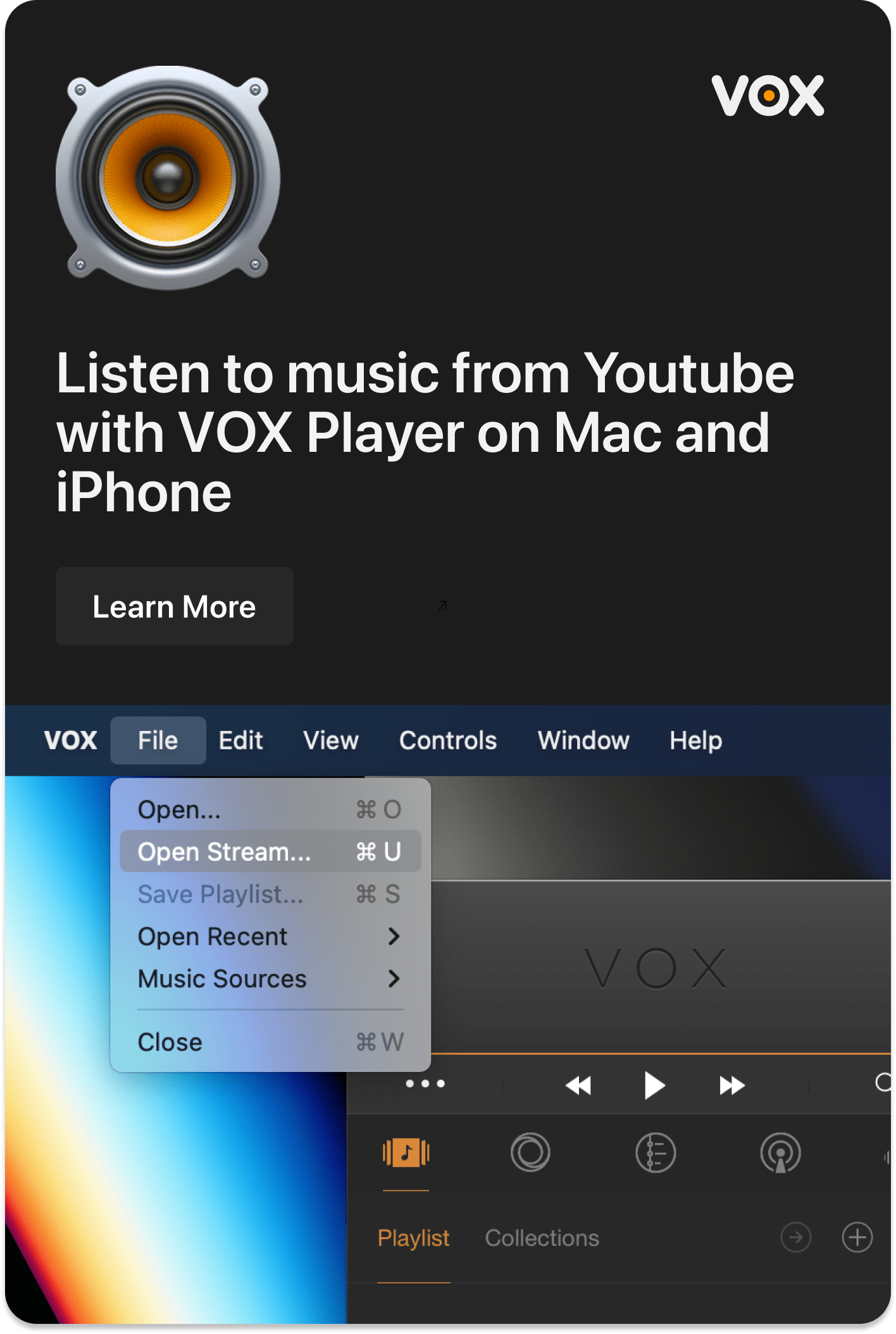 Convert Youtube to MP3 Music file. FREE Youtube Converter for VOX Player